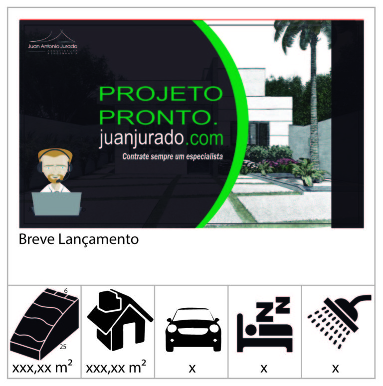 Projeto Pronto de Casas | Térreas | Sobrados | Esquina